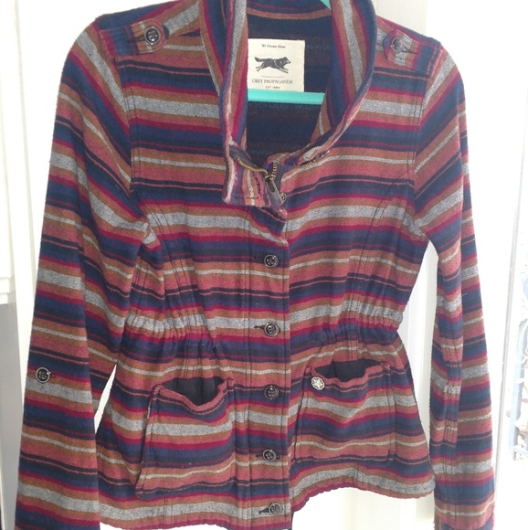 Obey | Jackets & Coats | Obey Propaganda Flannel Jacket | Poshmark